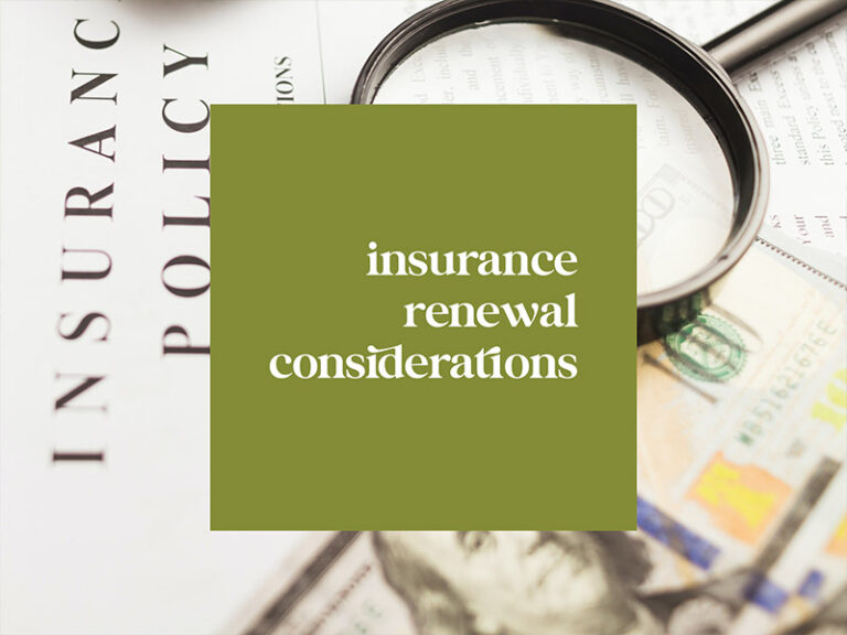 Insurance Renewal Considerations – Rocky Mountain District