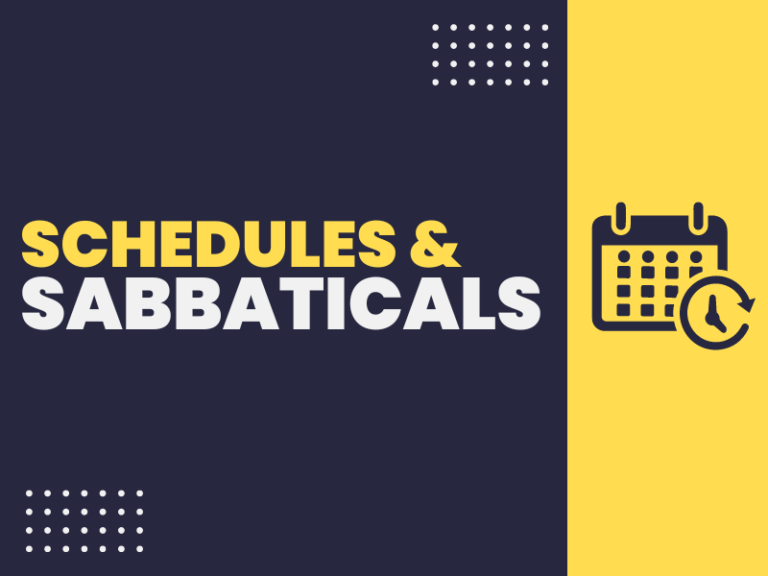 Schedules and Sabbaticals – Rocky Mountain District